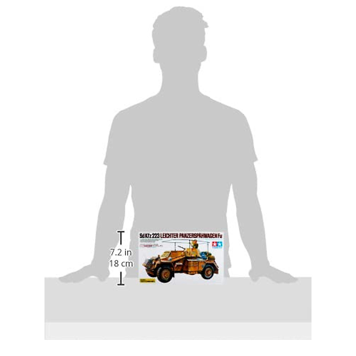 TAMIYA 300035268 1: 35 WWII Special Vehicle 223 Light Späh Tank (2)