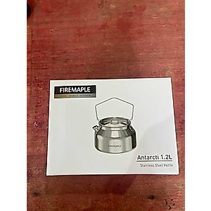 Fire-Maple Antarcti Portable 1.2 Liter Lightweight Stainless Steel Camping Kettle | Durable and Portable Camp Tea Pot | Ideal for Bushcraft and Outdoor Campfire Use