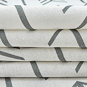 Premier Prints Arrow White/Cool Grey, Fabric by the Yard