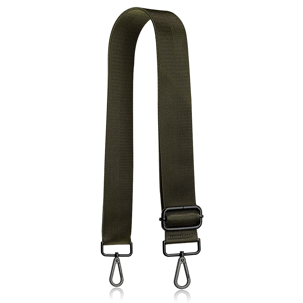 Allzedream Wide Purse Strap Replacement Crossbody Shoulder Bag Adjustable (Olive Green)