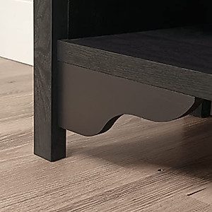 Sauder Dawson Trail 5 Shelf Bookcase, Raven Oak Finish