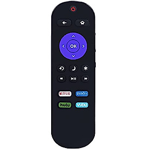 Universal for Roku TV Remote, Replacement for TCL/ONN/Philips/Sanyo/RCA/JVC/LG/Haier/Hitachi/Magnavox/Element/Westinghouse Roku TV - No Setup Needed