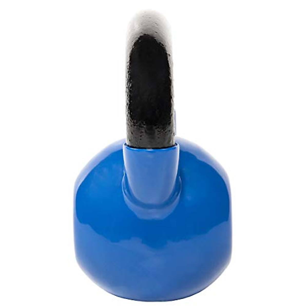 BalanceFrom All-Purpose Color Vinyl Coated Kettlebell, 15 Pounds