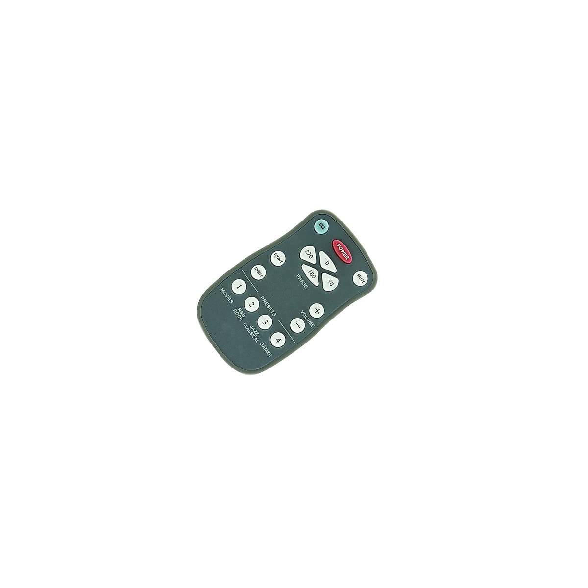 HCDZ Replacement Remote Control for Velodyne CHT-Q Series CHT-8Q CHT-10Q CHT-12Q CHT-15Q CHT8Q CHT10Q CHT12Q CHT15Q DSP-Controlled Home Theater Subwoofer