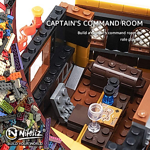 Nifeliz Pirates Ship Model Building Blocks Kits (1334 Pcs)