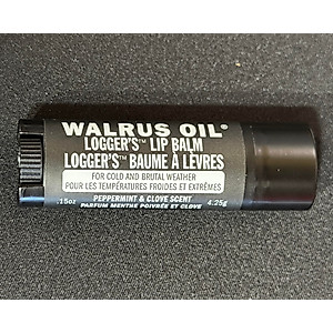 WALRUS OIL - Logger's Lip Balm, 2-Pack, 100% Vegan, Made with Candelilla Wax, Almond Oil, Coconut Oil, Jojoba Oil, and Natural Ingredients.