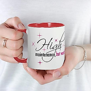 CafePress High Maintenance Mug Ceramic Coffee Mug, Tea Cup 11 oz