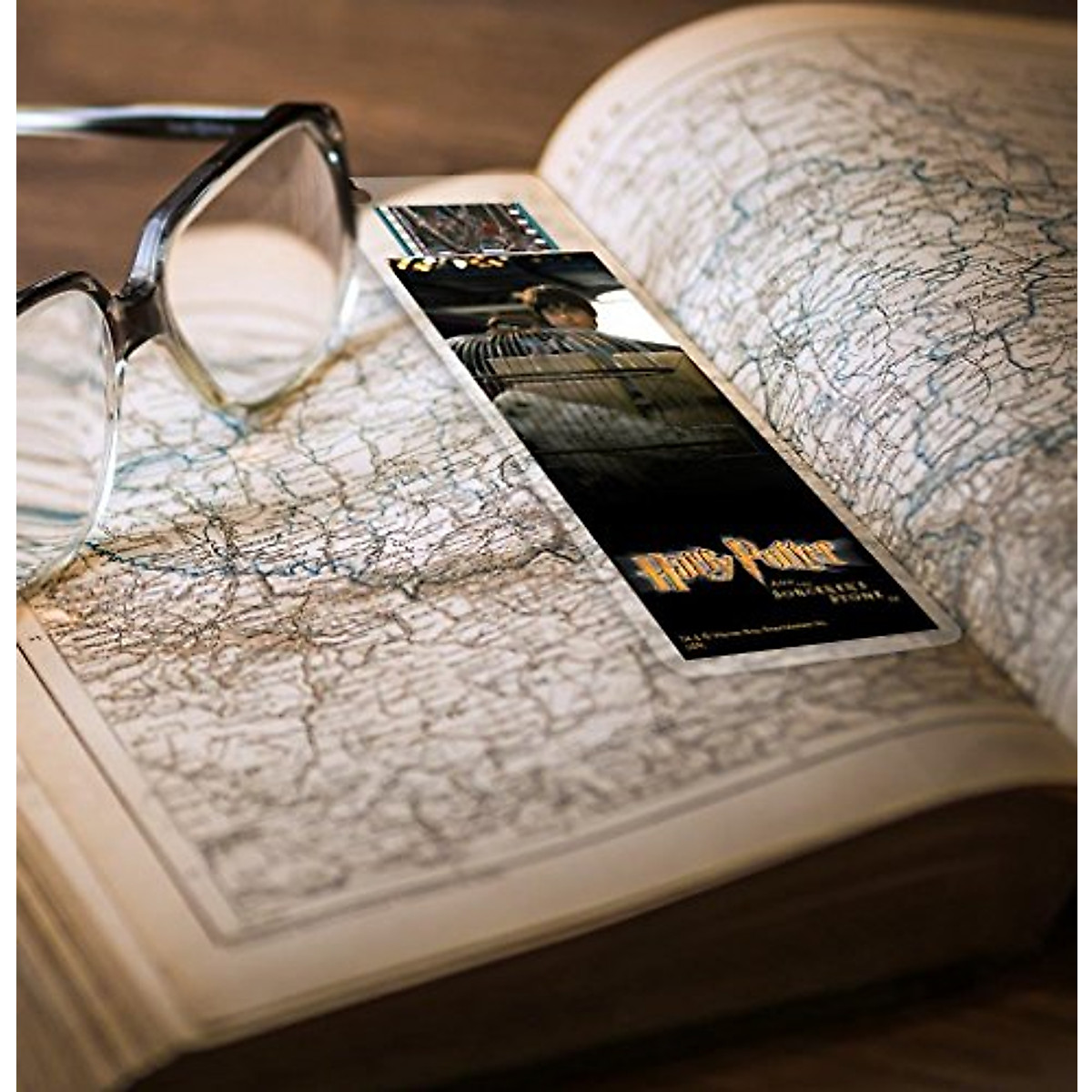 FilmCells Harry Potter (Harry and Hedwig Platform 9 3/4) Bookmark with Tassel and Real 35mm Film Clip