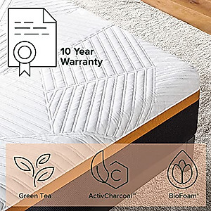 ZINUS 12 Inch Cooling Copper ADAPTIVE Pocket Spring Hybrid Mattress / Moisture Wicking Cover / Cooling Foam / Pocket Innersprings for Motion Isolation / Mattress-in-a-Box, Twin