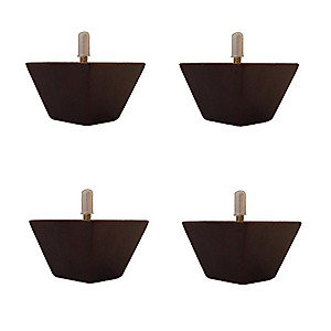 BingLTD - 2" Mahogany Square Tapered Hardwood Sofa Legs - Set of 4 (ST302-157)