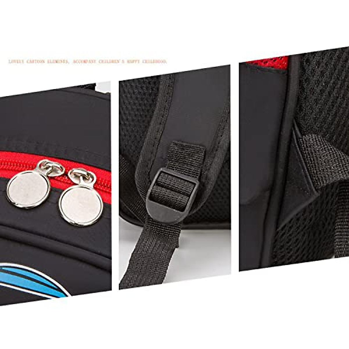 QWZY Toddler Boys Girls Backpack Comic Cartoon Backpack