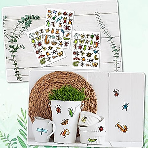 Jetec 1040 Pcs Bug Stickers for Kids Insect Stickers Butterfly Scrapbook Stickers for Boys Girls Water Bottle Laptop Book