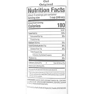 Pacific Natural Foods Oat Milk Barista Series-Non-Dairy Gluten Free- 32 oz ea- case of 4