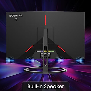 Sceptre 27" IPS 2K Monitor QHD 2560 x 1440 75Hz Edgeless DisplayPort HDMI Build-in Speakers Machine Black
