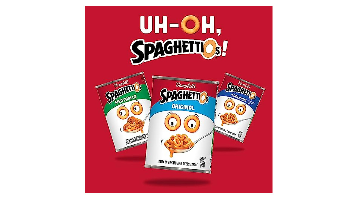 SpaghettiOs Pasta with Meatballs - 12 Pack - 15.6 oz