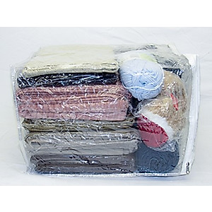 Oreh Homewares X-Large (15" x 18" x 12") Heavy Duty Vinyl Zippered Storage Bags (Clear) for Sweaters, Blankets, Comforters, Bedding Sets (14 Gallon) 10-Pack