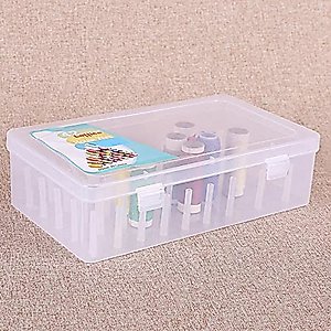Segolike 42 Slots Sewing Thread for Spools of Thread, Empty Storage Box, Easily Your Crafting Other Workspace