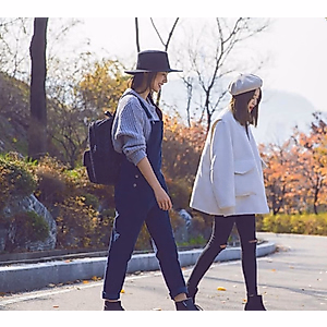 Classic Black Flat-Top Fedora Hat Wide-Brim Pork-Pie Hat Boater Hat Church Dery Cap for Women Men