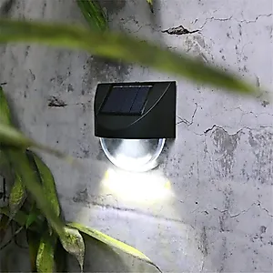 ZHUANYIYI 4 Pieces, Outdoor Solar Lights, Solar Wall Lighting Guide Lights, Courtyard Garden Home Waterproof Staircase Lights
