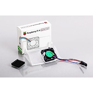 Vilros Basic Starter Kit for Raspberry Pi 4 Model B with Official Raspberry Pi Accessories-Includes: Raspberry Pi 4 Board, Official Raspberry Pi Case, Case Fan, Power Supply and More (2GB, Red/White)