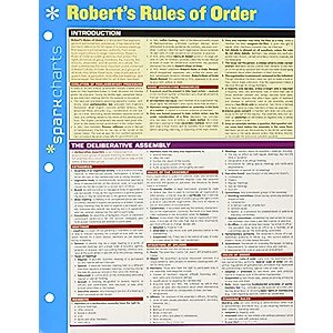 Robert's Rules of Order SparkCharts (Volume 61)