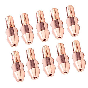 10Pcs Welding Contact Tip, Arc Welding Nozzle for Screw M12 Submerged Arc Welding Accessory Arc Welding Tip Welder Tool(0.4)