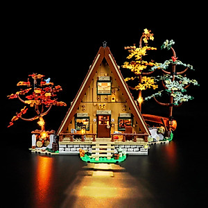 LIGHTAILING Light for Lego- 21338 A-Frame Cabin - Led Lighting Kit Compatible with Lego Building Blocks Model - NOT Included The Model Set