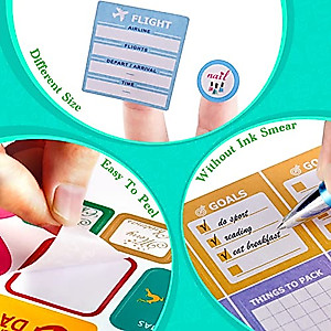 Planner Stickers,24 Sheet/1300+ Calendar Stickers for Adults Planner, Planner Stickers and Accessories for Women Work， Enhance Life Productivity
