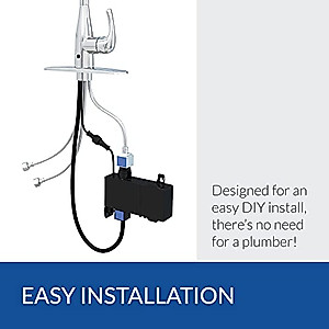 Bio Bidet by Bemis FLOW Motion Activated Single-Handle Pull-Down Sprayer Kitchen Faucet, Brushed Nickel