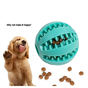 Dog Ball Chew Puppy (2 Pack), for Aggressive Chewers, Interactive Puppy Dog Toy, Puzzle Teething Toy, Essential Brain Stimulating, Dog Treat Ball Small Breed