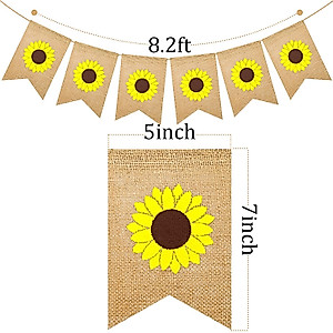 Sunflower Baby Shower Decorations, Adorable Sunflower Banner for Mantle, Summer Banner Sunflower for Baby Shower Birthday Party Wedding Baby Photo Sunflower Prop Banner