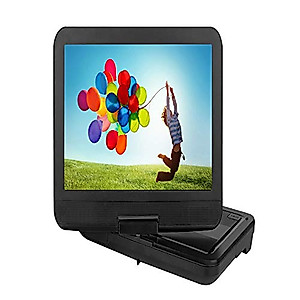 GOFEI Portable DVD Player with Rechargeable Battery, Supports SD Card and USB, with 10.2" Swivel Screen, Remote Controller, for Home, Kids