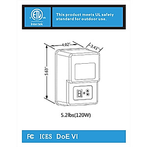 Khan Tech KH-120T 120W Low Voltage Transformer 12VAC (120w)