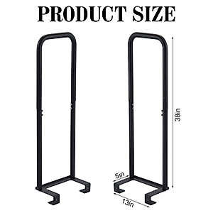 Dolly Converter Arms Converts Your 4 Wheel Dollies into a Panel Cart,250 lbs Capacity, 12" Width x 38" Height