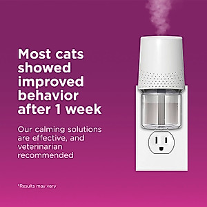 Comfort Zone Cat Calming Diffuser: 1 Pheromone Diffuser & 1 Refill (30 Days)