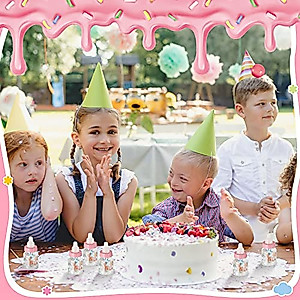 72 Pcs 3.5 Inch Baby Bottle Shower Favor Mini Plastic Candy Bottle Clear Plastic Baby Bottles for Baby Shower Mini Baby Bottle Feeding Bottle Candy Box for Baby Shower Supplies Gift Decor (Pink)