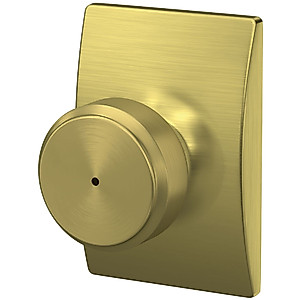 SCHLAGE F40BWE622CEN Bowery Privacy knob, Matte Black