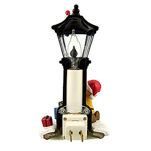 Roman The Peanuts Charlie Brown and Snoopy Flicker Night Light, 8 1/4 Inch