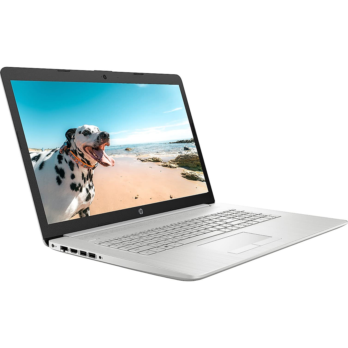 HP Newest Laptop, 17.3" HD+ Non-Touch Display, 11th Gen Intel Core i3-1115G4 Processor, 8GB RAM, 128GB PCIe SSD, Webcam, Bluetooth, HDMI, USB-A 3.0, RJ-45, Windows 11 Home, Silver