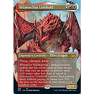 Magic: the Gathering - Velomachus Lorehold (283) - Borderless - Strixhaven: School of Mages