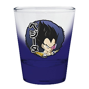 ABYSTYLE Dragon Ball Z Kakarot Villans 4 Shot Glasses 1.5 Oz. Featuring Buu, Cell, Frieza, and Vegeta DBZ Anime Manga Drinkware Home Essentials Gift