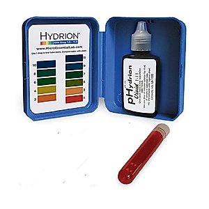 Micro Essential Lab UI-100 Hydrion Wide pH Indicator Solution Kit, 1.0 to 11.0 pH Range