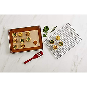 Mrs. Anderson’s Baking Professional Quarter-Size Baking and Cooling Rack, 8.5 x 12-Inches