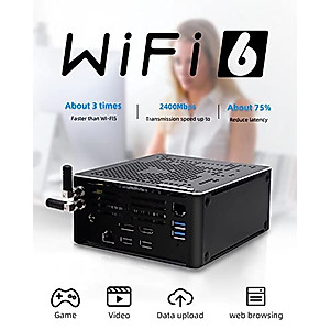 WEIDIAN Mini Complete PC, Mini PC Windows 11 Pro, Core i9-10980HK 64GB DDR4 RAM 512GB NVME SSD 1TB HDD,Mini Computer Windows 11, Micro PC, Micro Computer Support Dual Display, 4K HD, BT5.2 and WiFi6