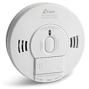Kidde 21007624 AC Photoelectric Smoke and Carbon Monoxide Detector Alarm | Hardwired with Battery Backup | Model # KN-COPE-IC