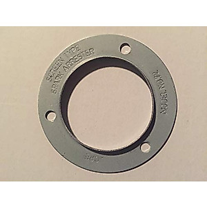 GenExhaust for Champion Generator 3-Hole Round #72 Cover Plate 1-1/2" Steel Exhaust Extension 5 Foot Length
