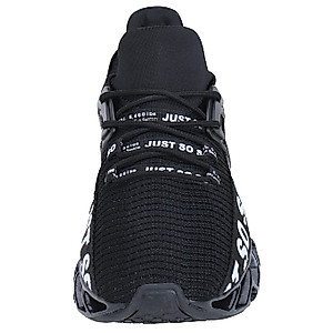 WONESION Mens Breathable Walking Tennis Running Shoes Blade Slip on Casual Fashion Sneakers