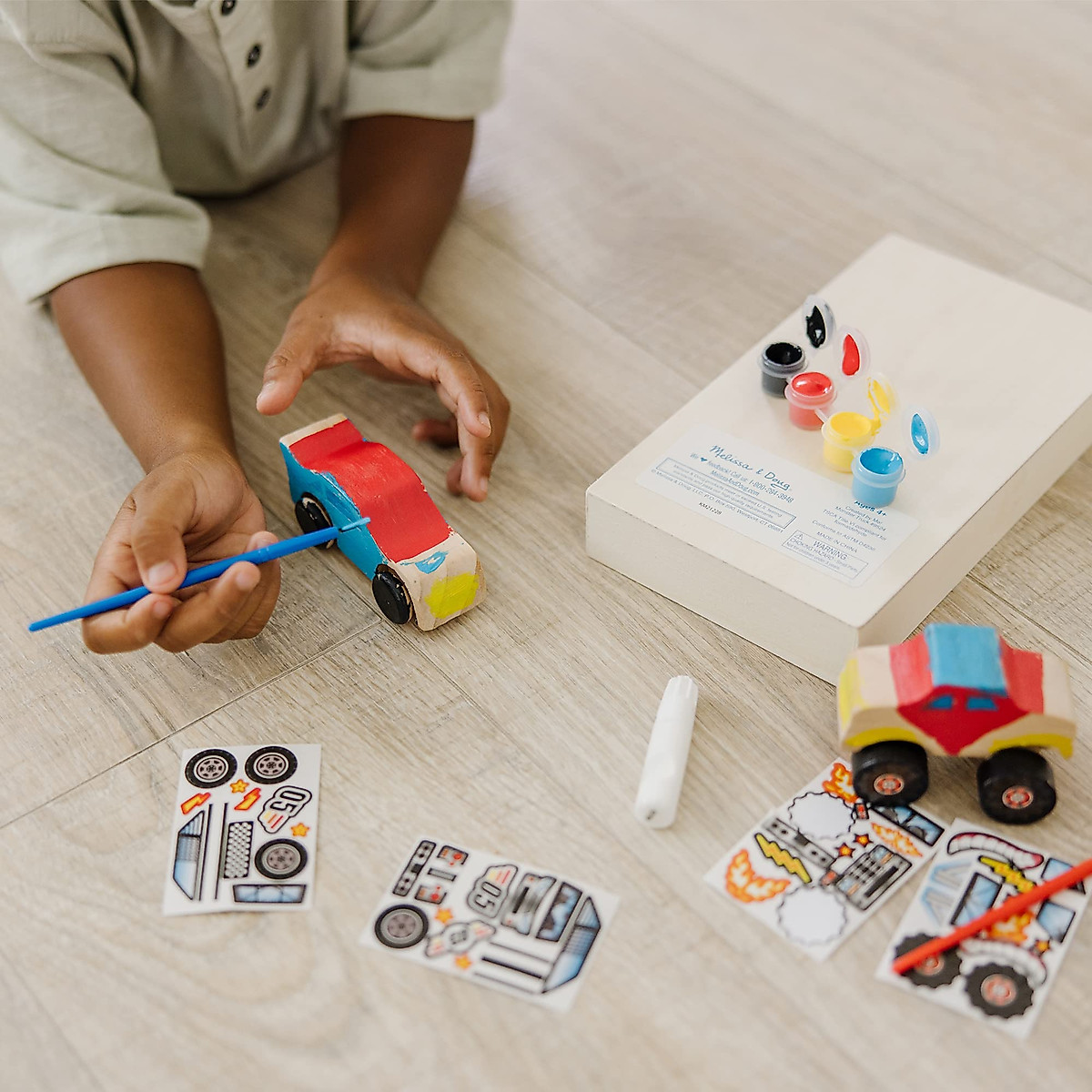 Melissa & Doug Created by Me! Race Car Wooden Craft Kit