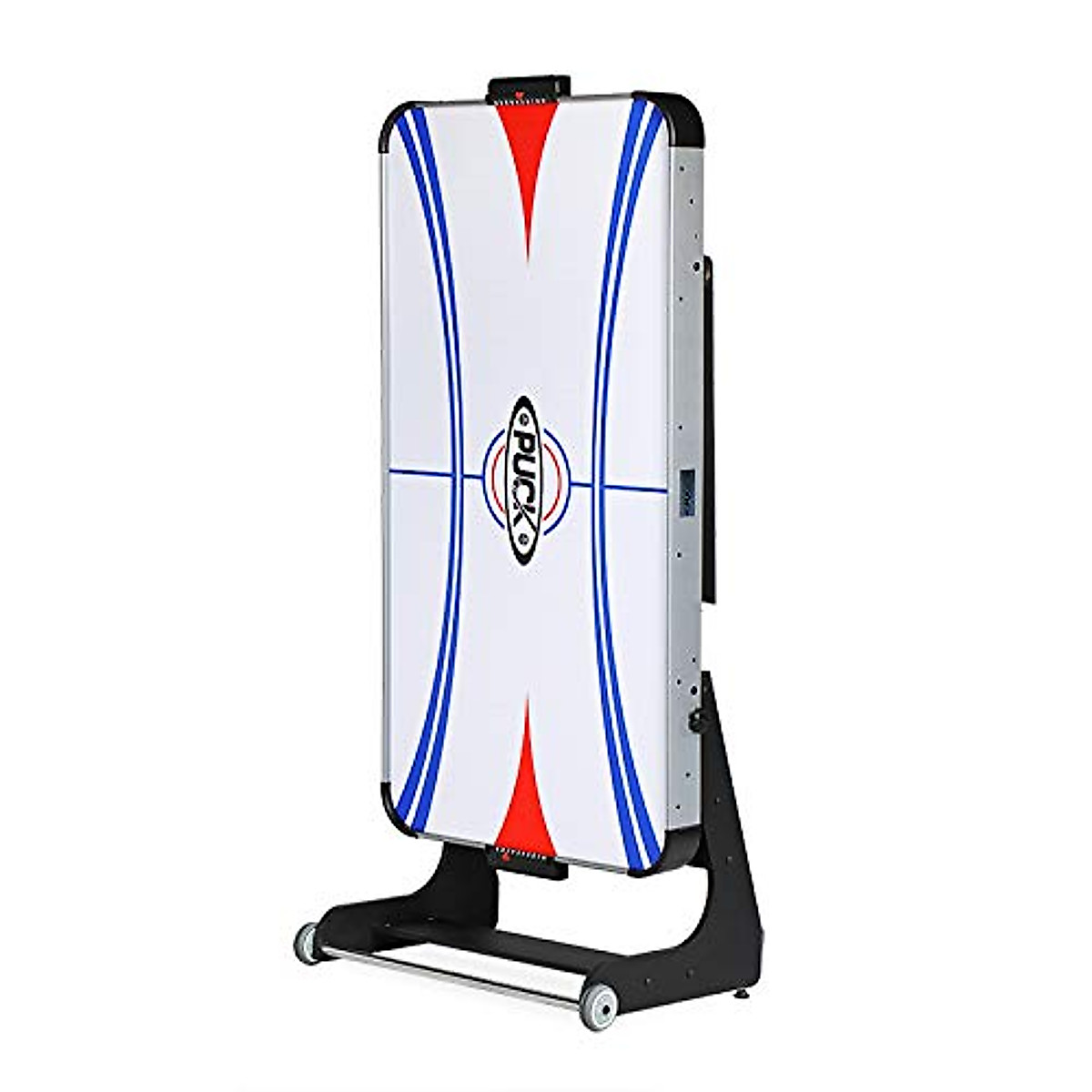 Eros 5.5-Foot Folding Air Hockey Table (Jet Black), Perfectly Sized, Lightweight, Durable, Beginner/Intermediate Friendly, and Available in Two Vibrant Colors!