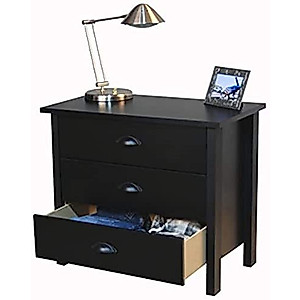 Venture Horizon 3 Drawer Nouvelle Chest Black